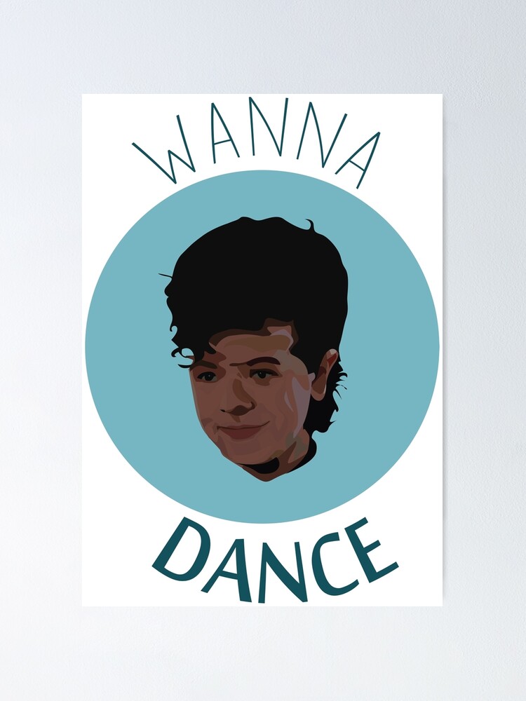 "Stranger Things 2 - Dustin - Wanna dance" Poster by martianart | Redbubble