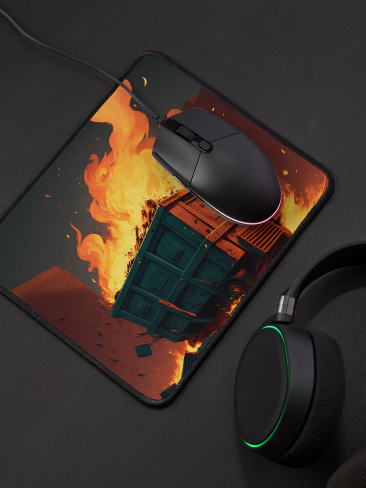 "Dumpster Fire" Mouse Pad for Sale by AnvilArtCo | Redbubble
