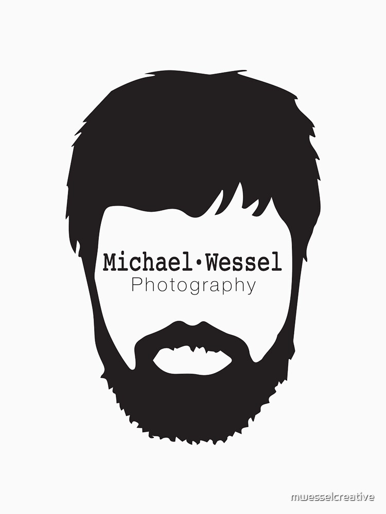 "Michael Wessel Photography - black logo" T-shirt for Sale by ...