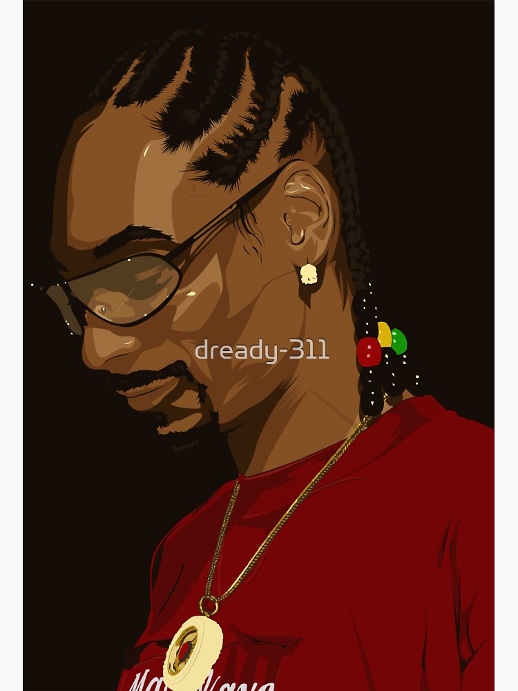 "Snoop Dogg" Sticker for Sale by dready-311 | Redbubble
