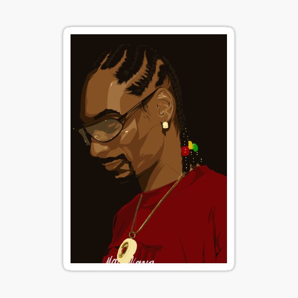 "Snoop Dogg" Sticker for Sale by dready-311 | Redbubble