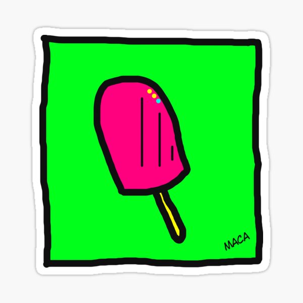 "Gelato" Sticker for Sale by Macas-thoughts | Redbubble