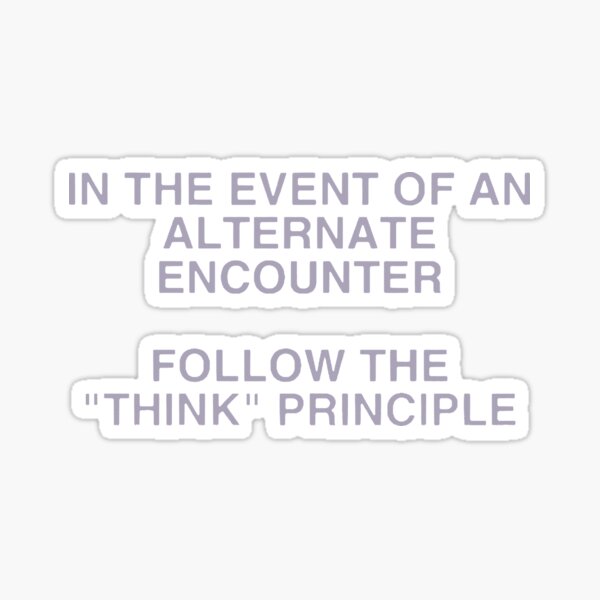 "Mandela Catalogue "THINK" Principle" Sticker for Sale by RedRobyn69 ...