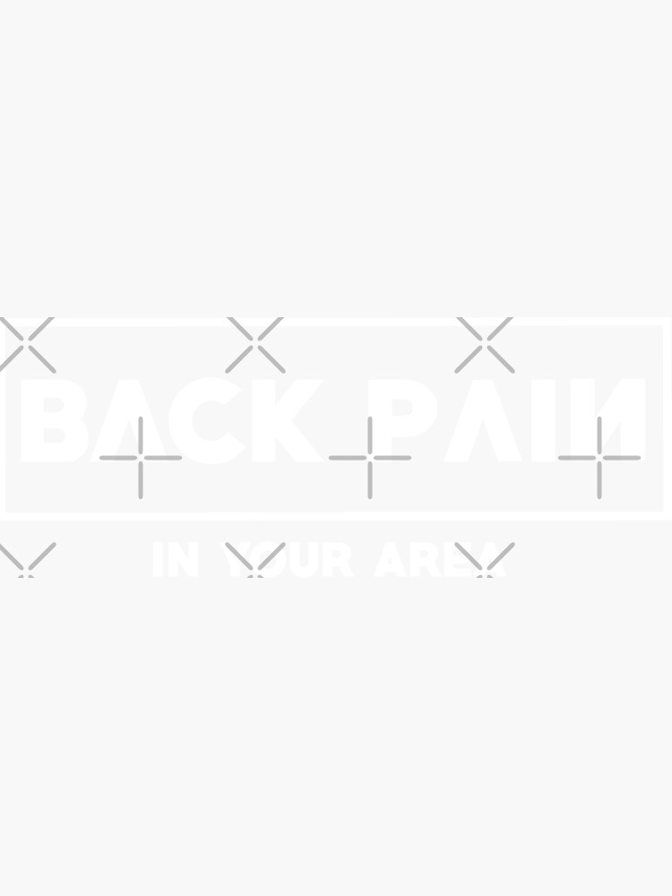"BACK PAIN BLACKPINK" Sticker for Sale by Tashyre | Redbubble