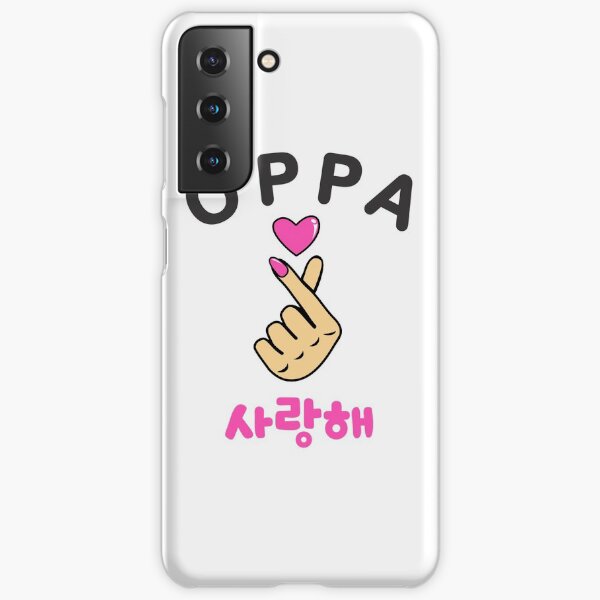 "I Love You Oppa Heart Sign " Samsung Galaxy Phone Case for Sale by ...