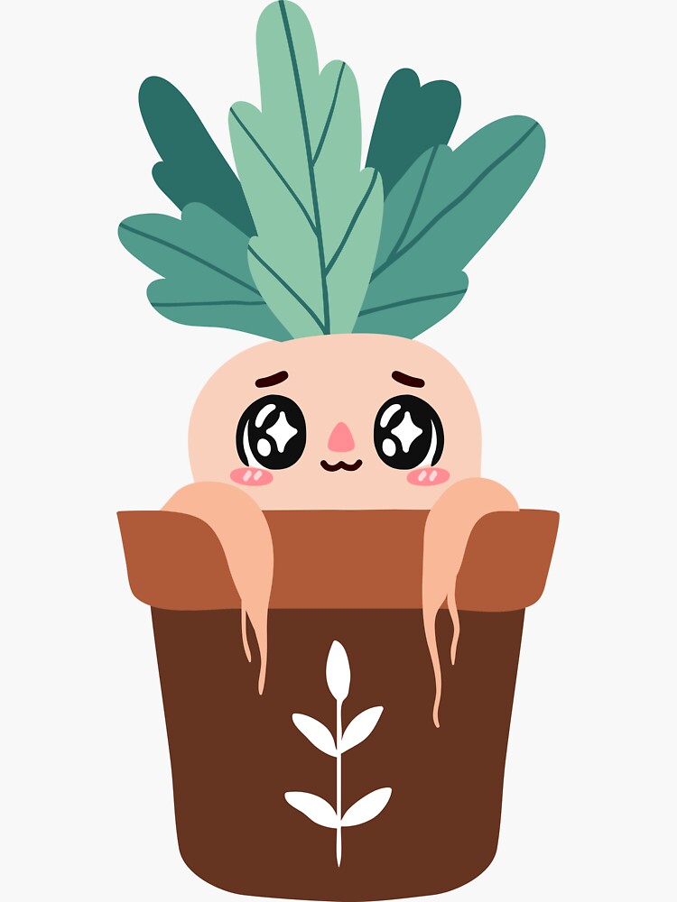 "Cute chibi kawaii mandrake harry p hp " Sticker for Sale by ...