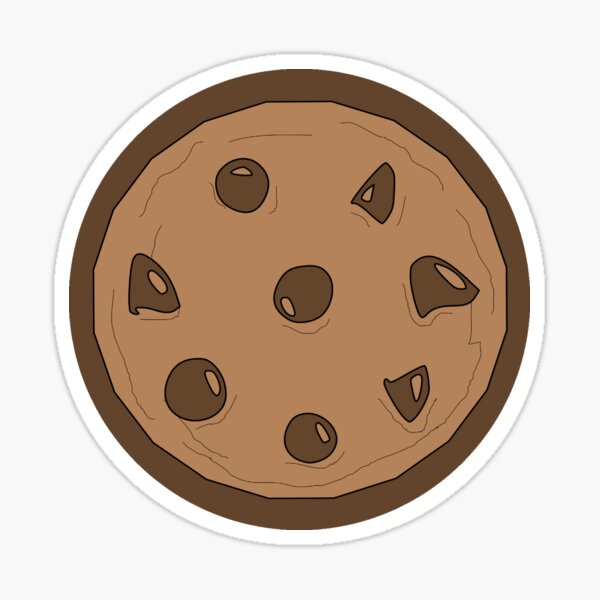 "Chocolate chip cookie " Sticker for Sale by Xandercases | Redbubble