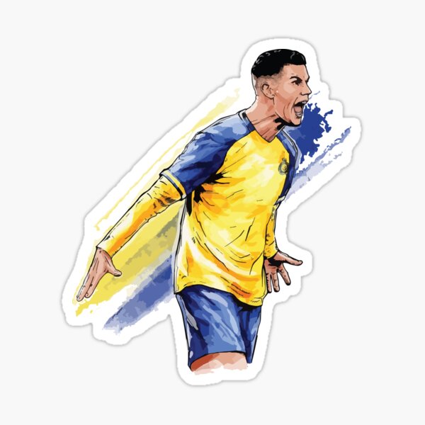 "Ronaldo Al-Nassr 2022" Sticker for Sale by Cartmaxx | Redbubble