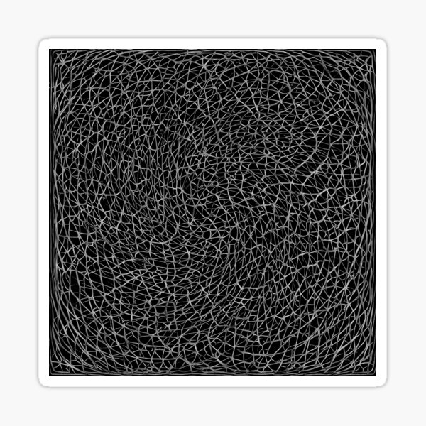 "Spider Web Fishing Net" Sticker for Sale by DarkAndSwarmy | Redbubble