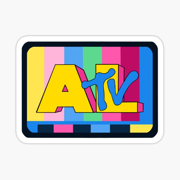 "AL TV" Sticker for Sale by FroggyInk | Redbubble