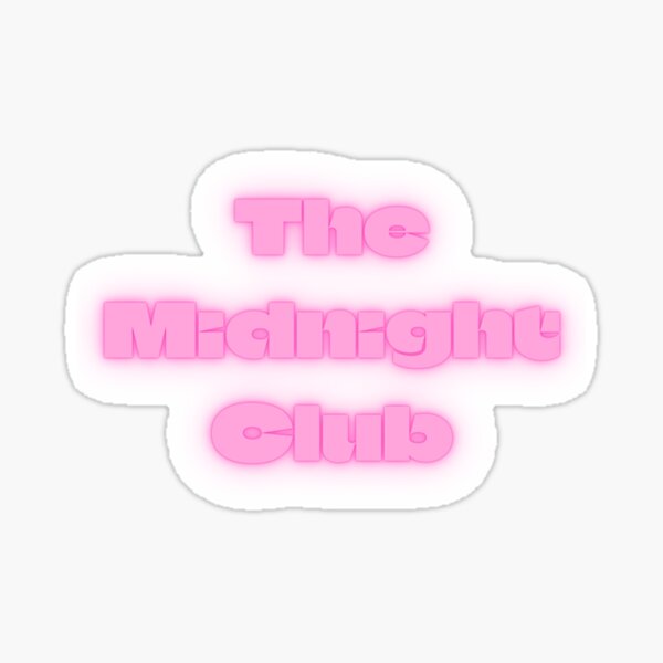 "The midnight club " Sticker for Sale by litixn12 | Redbubble