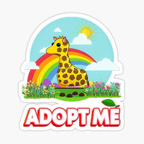 "Adopt Me " Sticker for Sale by BreezyBeezDesig | Redbubble