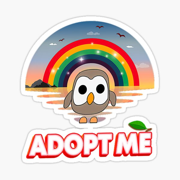 "Adopt Me " Sticker for Sale by BreezyBeezDesig | Redbubble