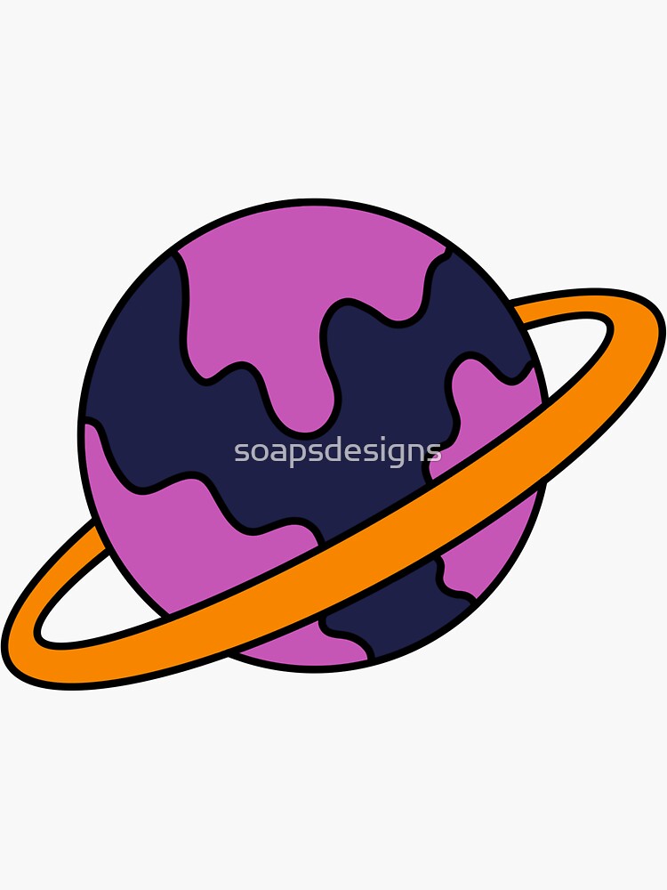 "Planet" Sticker for Sale by soapsdesigns | Redbubble