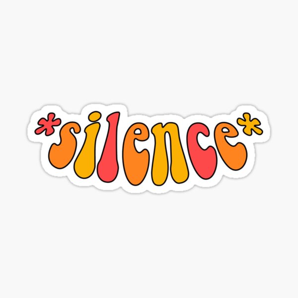 "silence - Abbott Elementary " Sticker for Sale by fujiwaraaran25 ...