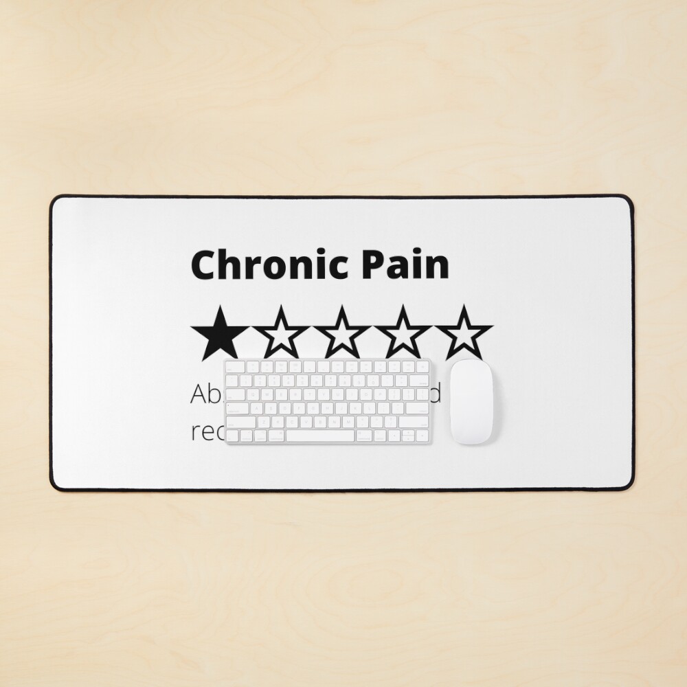 "Review Of Chronic Pain" Sticker for Sale by juvajay | Redbubble