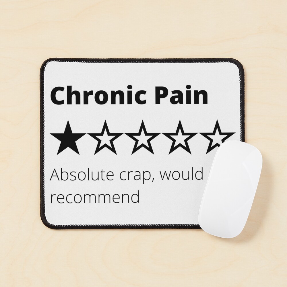 "Review Of Chronic Pain" Sticker for Sale by juvajay | Redbubble