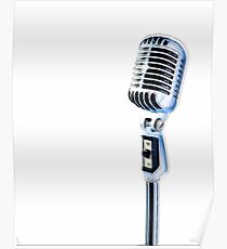 Microphone Posters | Redbubble