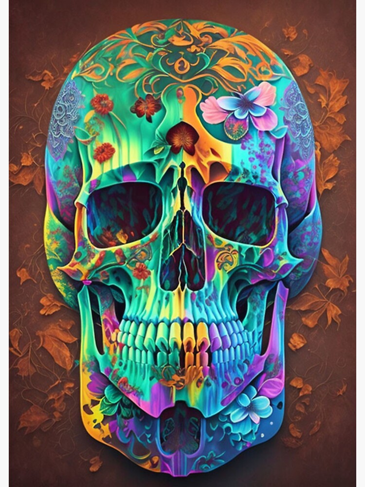 "Skull Face #01" Sticker for Sale by llMr-Tonyll | Redbubble