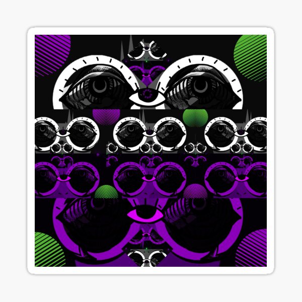 "Beautiful Pattern Of Eyes Staring At You " Sticker for Sale by ...