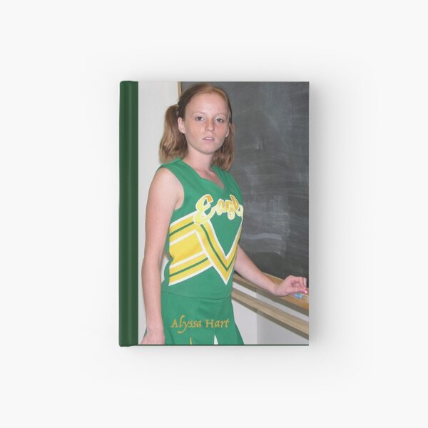 "Alyssa Hart Cheerleader T-Shirt, Get your today!" Hardcover Journal ...