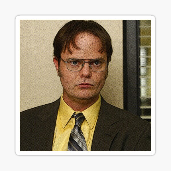 "DWIGHT SCHRUTE The Office NBC TV Show Funny" Sticker for Sale by ...