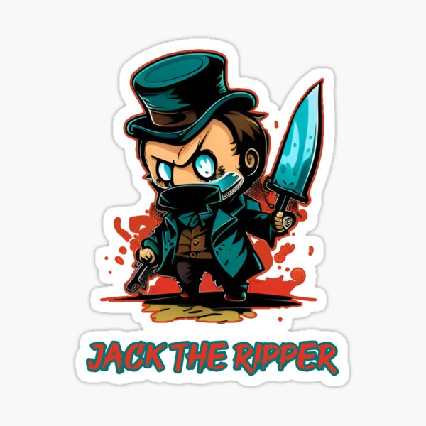"Jack The Ripper cartoon" Sticker for Sale by rott515 | Redbubble