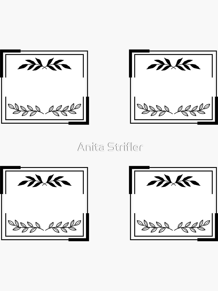 Vintage Blank Label Design