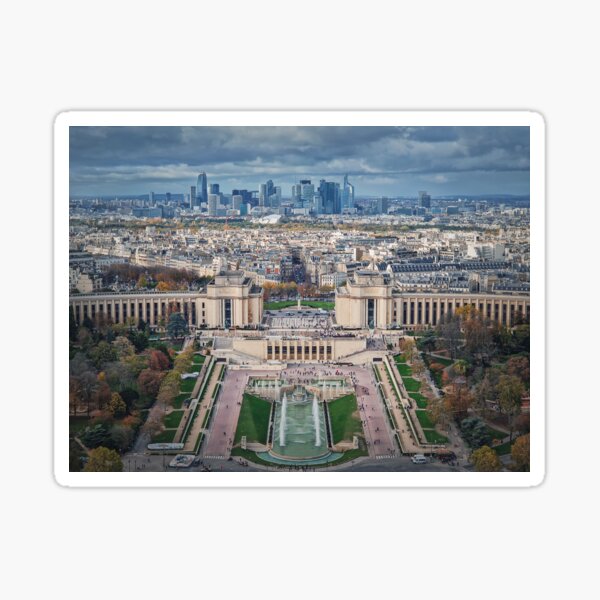 "Trocadero area and La Defense metropolitan" Sticker for Sale by ...