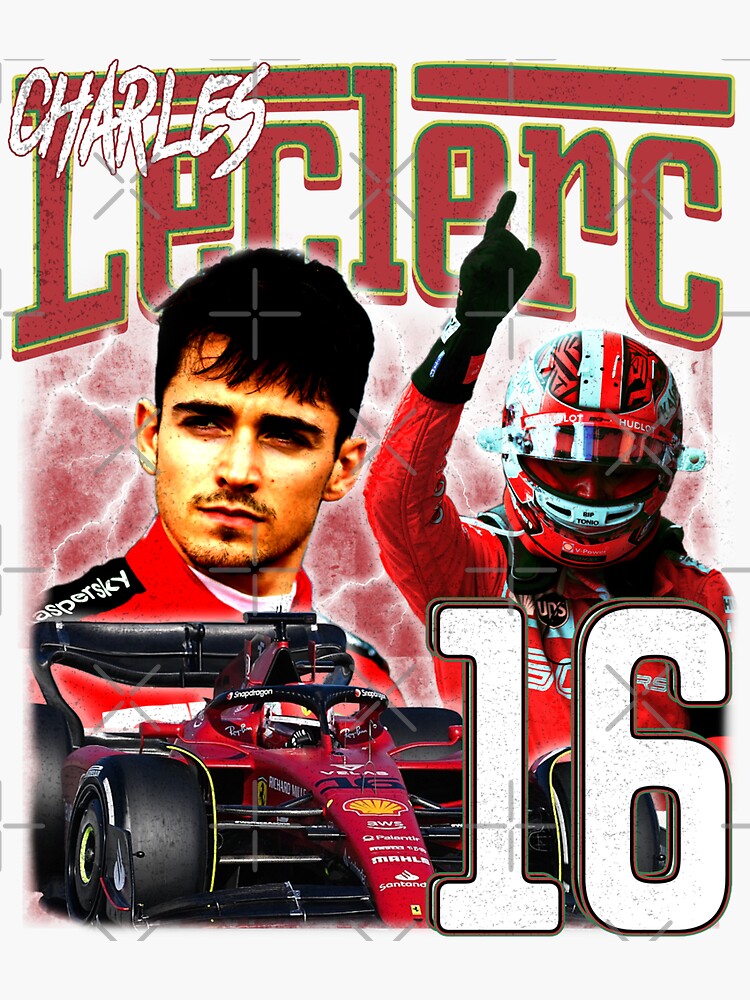 "Charles Leclerc Vintage Style" Sticker for Sale by vgpro | Redbubble