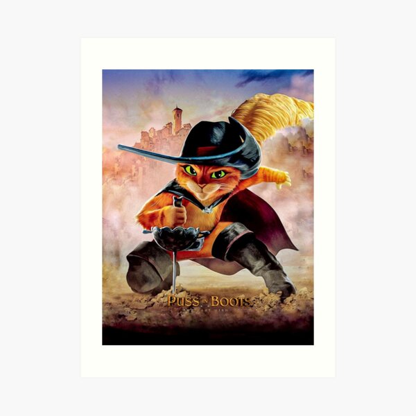 "Puss in Boots the last wish movie poster" Art Print for Sale by ...