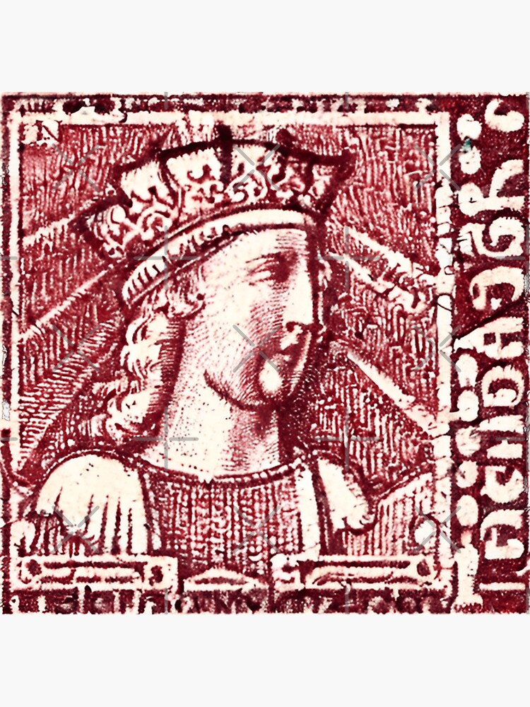 "Medieval Postage Stamp" Sticker for Sale by Geick | Redbubble