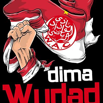"wydad Club Athletic Casablanca " Sticker for Sale by LAPSOStudios ...