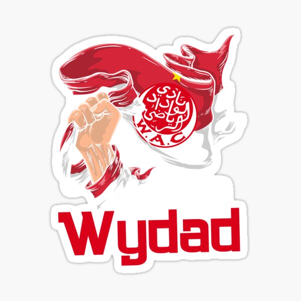 "wydad Club Athletic Casablanca " Sticker for Sale by LAPSOStudios ...