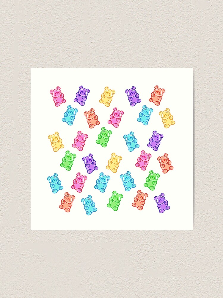 "Gummy bear party" Art Print by Inky-Soul | Redbubble