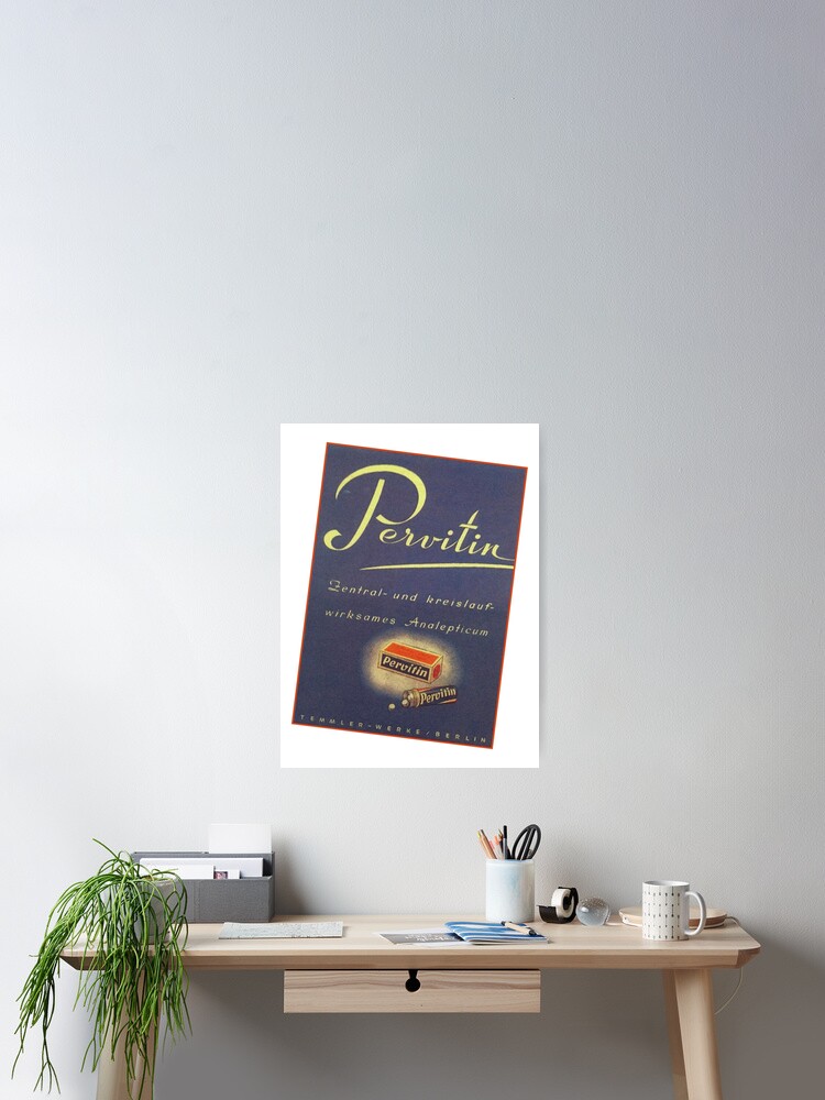 "Pervitin" Poster for Sale by metropol | Redbubble