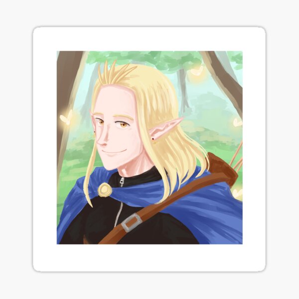 "Rowan Pierce Party Portrait" Sticker for Sale by HaxDev | Redbubble