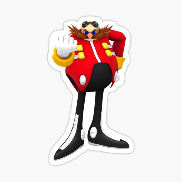 "Doctor Eggman Sonic the Hedgehog Sticker" Sticker for Sale by ...