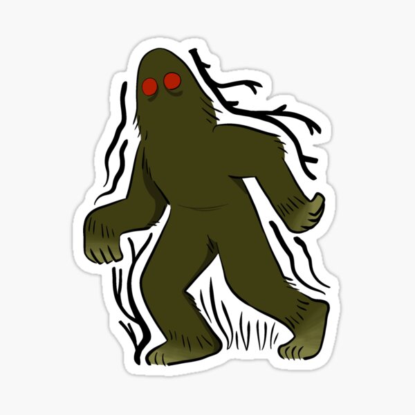 "Swamp Ape Stroll" Sticker for Sale by Doodlegeist333 | Redbubble