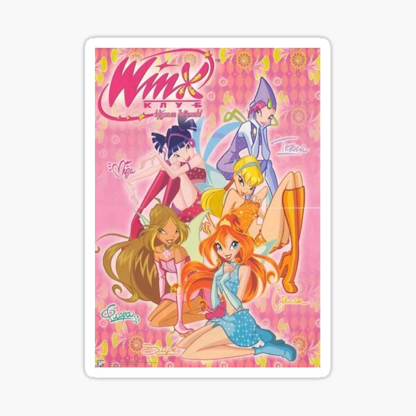 "winx club poster - original five winx" Sticker for Sale by koifins ...