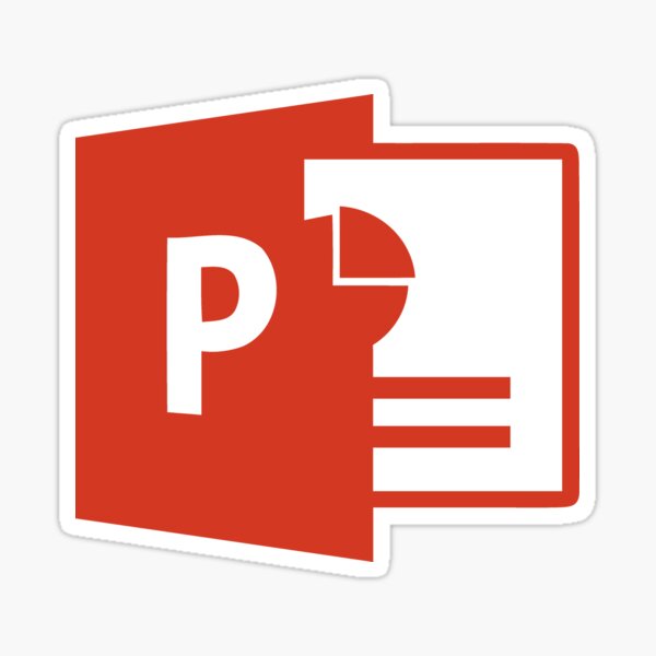 "Powerpoint " Sticker for Sale by MrShy | Redbubble