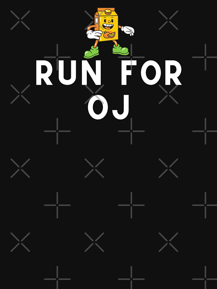 "Run For OJ" Essential T-Shirt for Sale by Runner's High | Redbubble