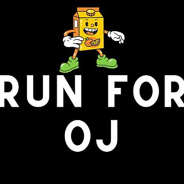 "Run For OJ" Essential T-Shirt for Sale by Runner's High | Redbubble