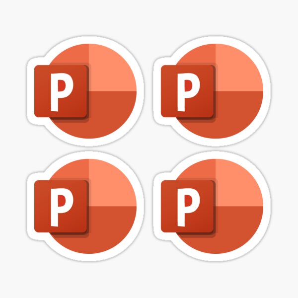 "Powerpoint Logo" Sticker for Sale by MrShy | Redbubble