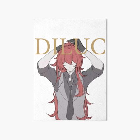 "Diluc Genshin Impact Fanart Diluc Shirt & Vest Motif Diluc Merch ...