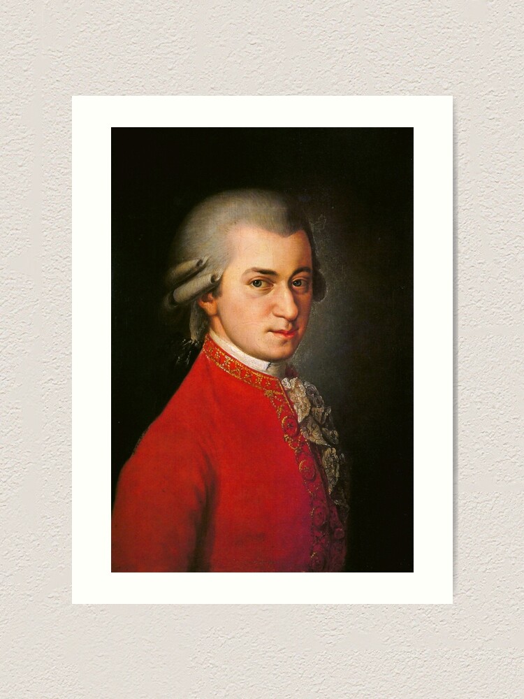 "Wolfgang Amadeus Mozart " Art Print for Sale by vintageblue | Redbubble