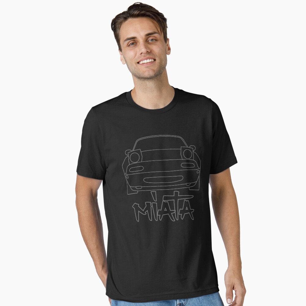 "Miata Simple Lines" Sticker for Sale by mudfleap | Redbubble