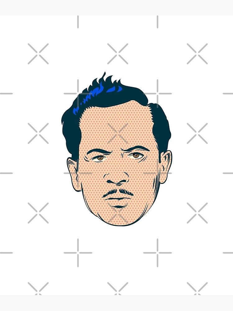 Póster «Pedro Infante Face in Vector» de SAUHER | Redbubble