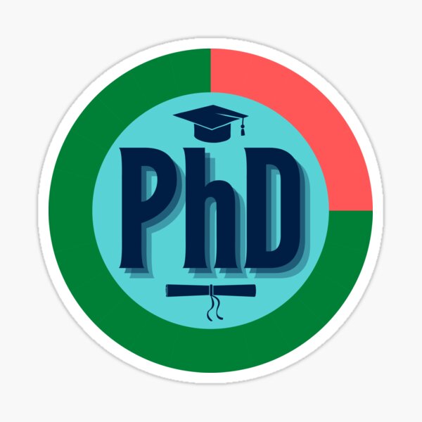 " PhD degree loading icon" Sticker for Sale by ramazis | Redbubble
