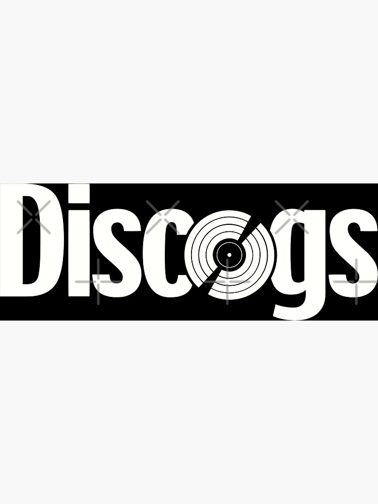 "Discog (White) Records Collector" Poster for Sale by Stoba74 | Redbubble